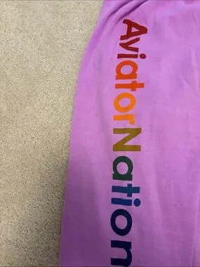 Aviator Nation | Pants & Jumpsuits | Aviator Nation Lavender Sweatpants ...